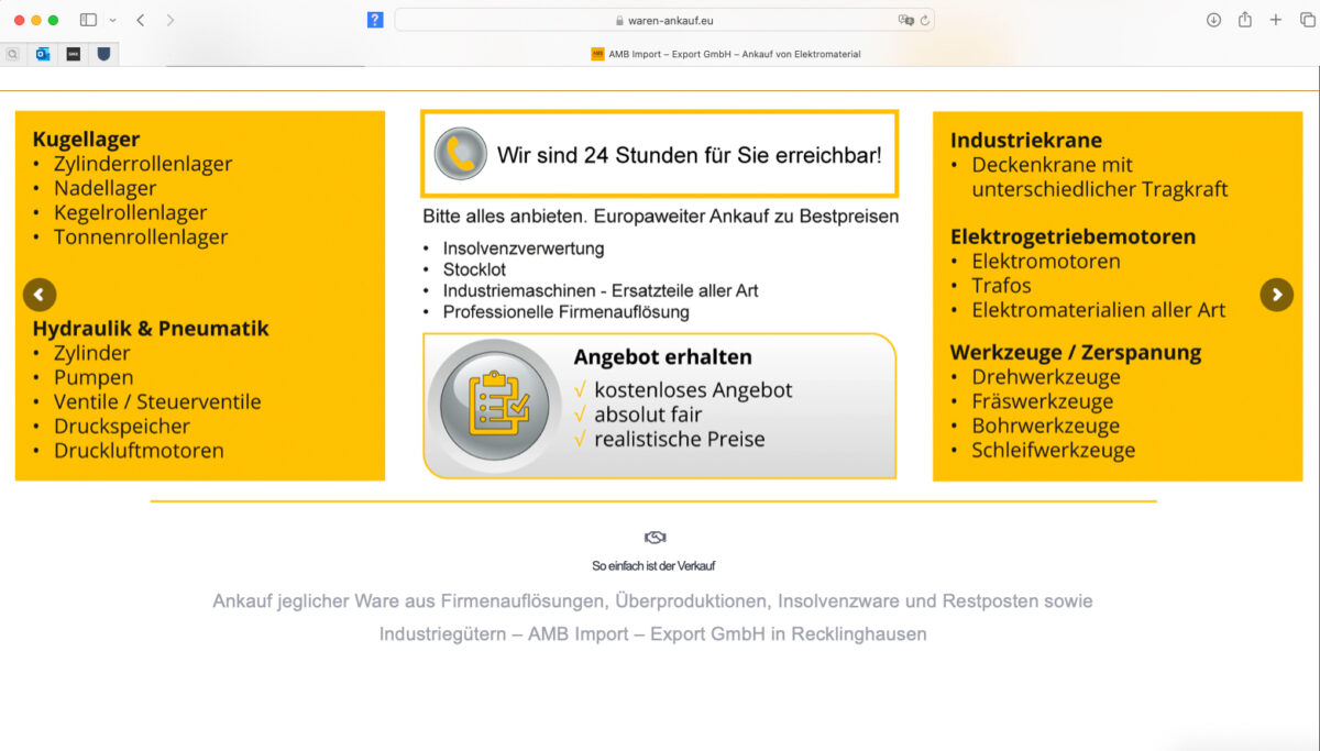 AMB Import – Export GmbH – Visual Colour